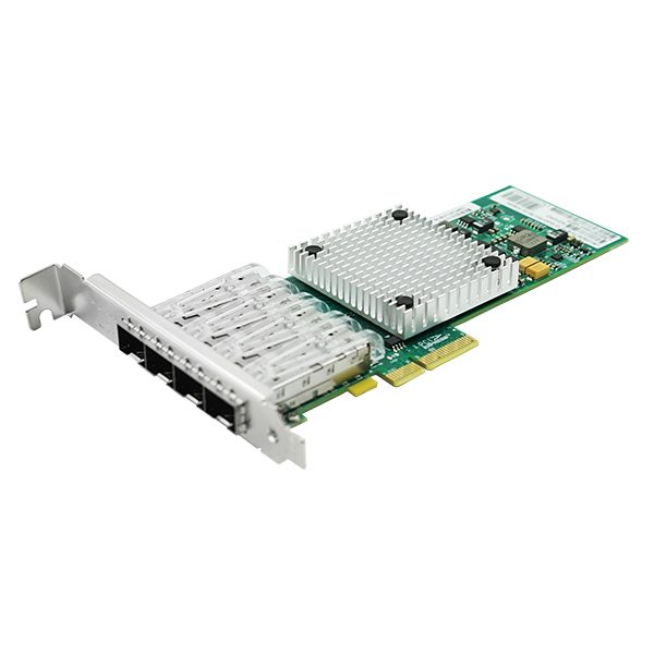 MTN350-4SFP PCI Express x4 Quad Port Copper Gigabit Server Network Adapter (Intel I350 Based ...