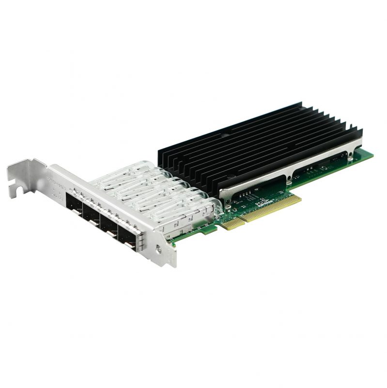 MTN350-4SFP PCI Express x4 Quad Port Copper Gigabit Server Network Adapter (Intel I350 Based ...